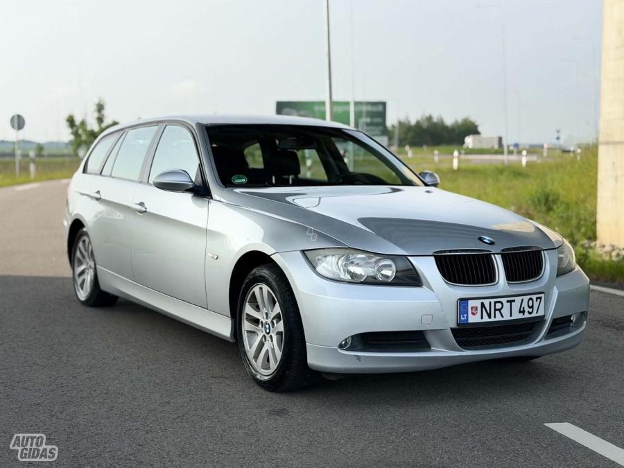 Grey BMW 320 2007 in Kaunas, with an engine capacity of 2.00 L and mileage of 344 thousand km for 3150 €, photo 4 on AUTOMOTO.COM.LV
