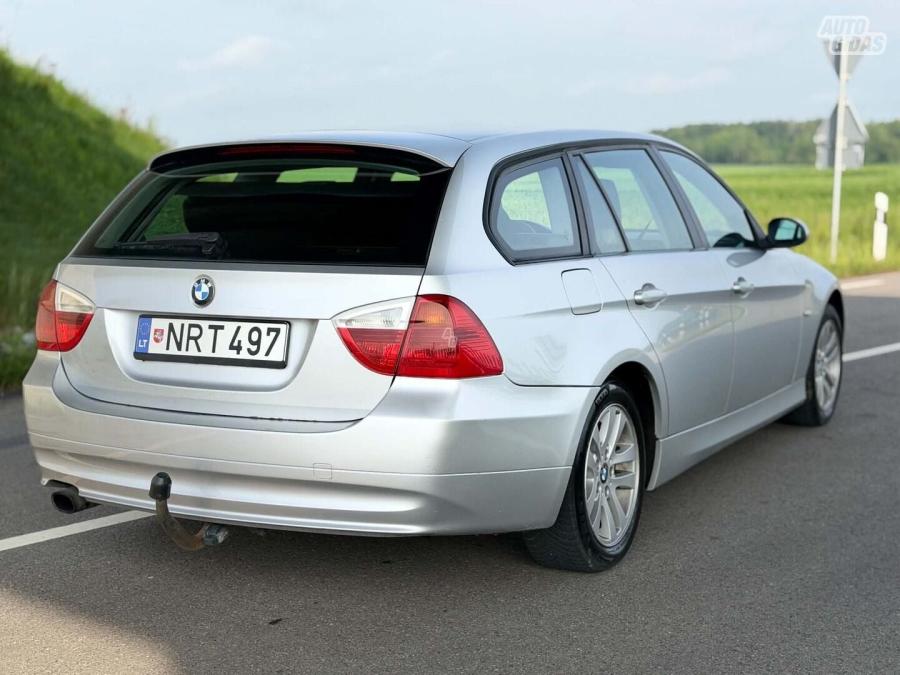 Grey BMW 320 2007 in Kaunas, with an engine capacity of 2.00 L and mileage of 344 thousand km for 3150 €, photo 7 on AUTOMOTO.COM.LV