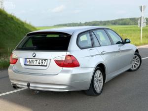 Grey BMW 320 2007 in Kaunas, with an engine capacity of 2.00 L and mileage of 344 thousand km for 3150 €, photo 12 on AUTOMOTO.COM.LV