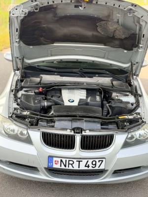 Grey BMW 320 2007 in Kaunas, with an engine capacity of 2.00 L and mileage of 344 thousand km for 3150 €, photo 16 on AUTOMOTO.COM.LV