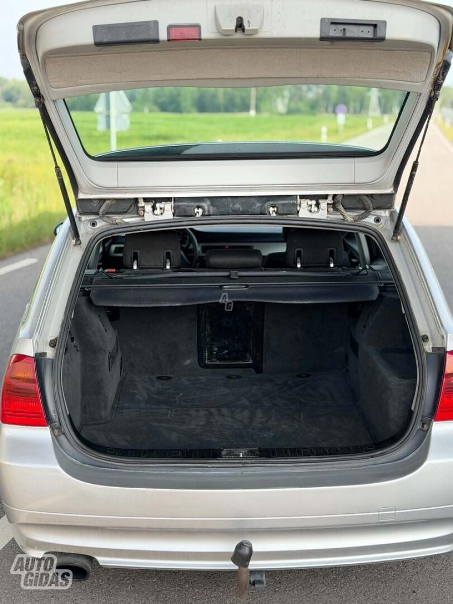 Grey BMW 320 2007 in Kaunas, with an engine capacity of 2.00 L and mileage of 344 thousand km for 3150 €, photo 17 on AUTOMOTO.COM.LV