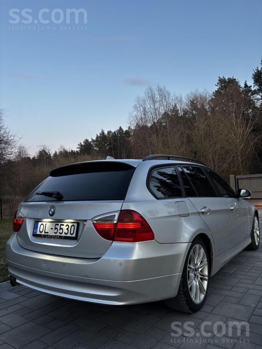 Grey BMW 320 2007 in Riga, with an engine capacity of 2.00 L and mileage of 377 thousand km for 3750 €, photo 6 on AUTOMOTO.COM.LV