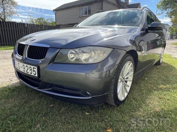 Grey BMW 320 2007 in Liepaja, with an engine capacity of 2.00 L and mileage of 347 thousand km for 2500 €, photo 4 on AUTOMOTO.COM.LV