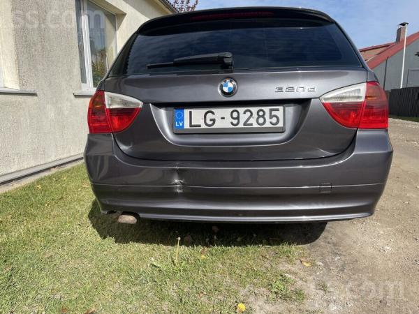 Grey BMW 320 2007 in Liepaja, with an engine capacity of 2.00 L and mileage of 347 thousand km for 2500 €, photo 7 on AUTOMOTO.COM.LV