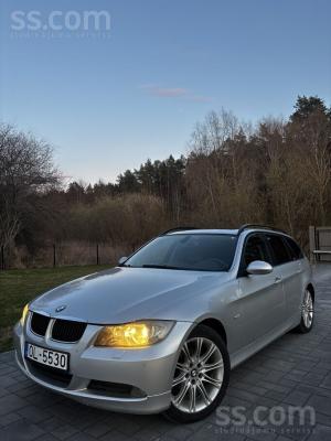 Grey BMW 320 2007 in Riga, with an engine capacity of 2.00 L and mileage of 377 thousand km for 3450 €, photo 12 on AUTOMOTO.COM.LV