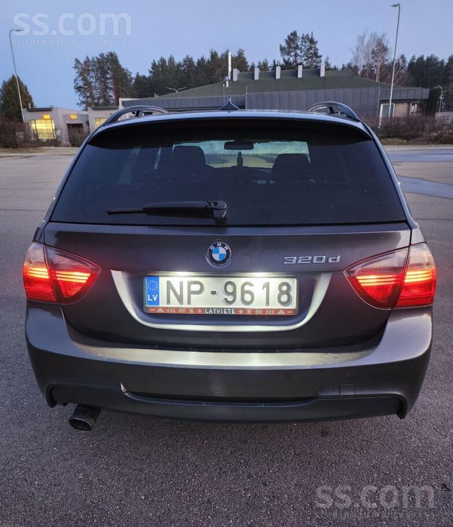Grey BMW 320 2007 in Ogre, with an engine capacity of 2.00 L and mileage of 354 thousand km for 4500 €, photo 4 on AUTOMOTO.COM.LV