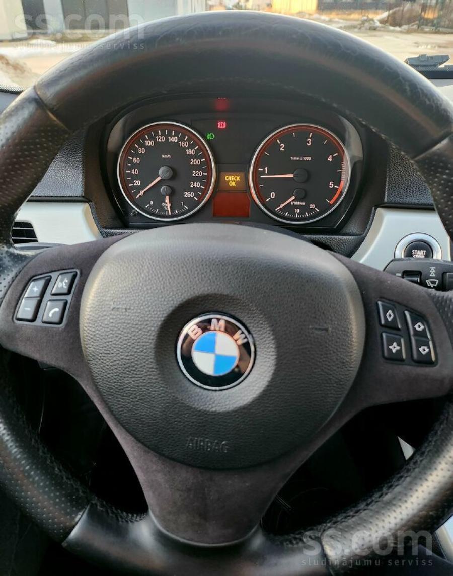 Grey BMW 320 2007 in Ogre, with an engine capacity of 2.00 L and mileage of 354 thousand km for 4500 €, photo 6 on AUTOMOTO.COM.LV