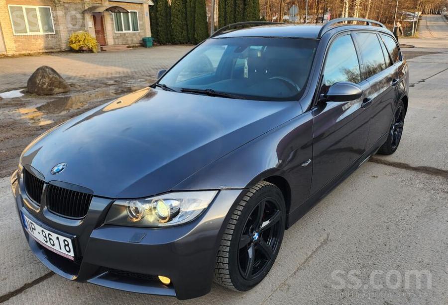Grey BMW 320 2007 in Ogre, with an engine capacity of 2.00 L and mileage of 354 thousand km for 4500 €, photo 8 on AUTOMOTO.COM.LV