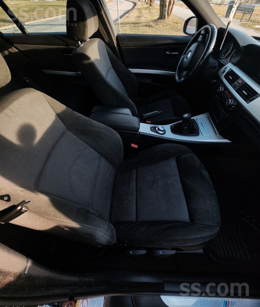 Grey BMW 320 2007 in Ogre, with an engine capacity of 2.00 L and mileage of 354 thousand km for 4500 €, photo 9 on AUTOMOTO.COM.LV