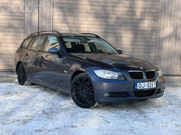 Grey BMW 320 2007 in Jelgava, with an engine capacity of 2.00 L and mileage of 343 thousand km for 3999 €, photo 1 on AUTOMOTO.COM.LV
