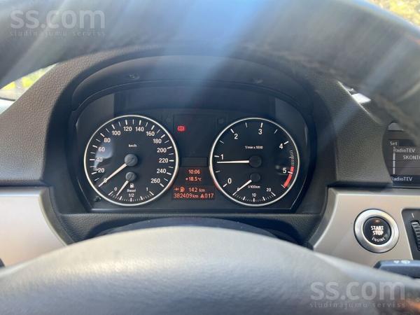 Grey BMW 320 2007 in Riga, with an engine capacity of 2.00 L and mileage of 382 thousand km for 3000 €, photo 10 on AUTOMOTO.COM.LV