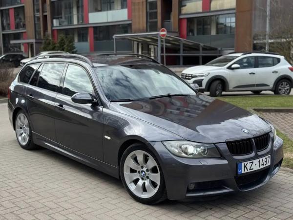 Grey BMW 320 2007 in Riga, with an engine capacity of 2.00 L and mileage of 376 thousand km for 4990 €, photo 1 on AUTOMOTO.COM.LV