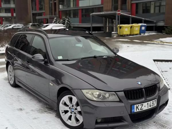Grey BMW 320 2007 in Riga, with an engine capacity of 2.00 L and mileage of 361 thousand km for 4790 €, photo 1 on AUTOMOTO.COM.LV