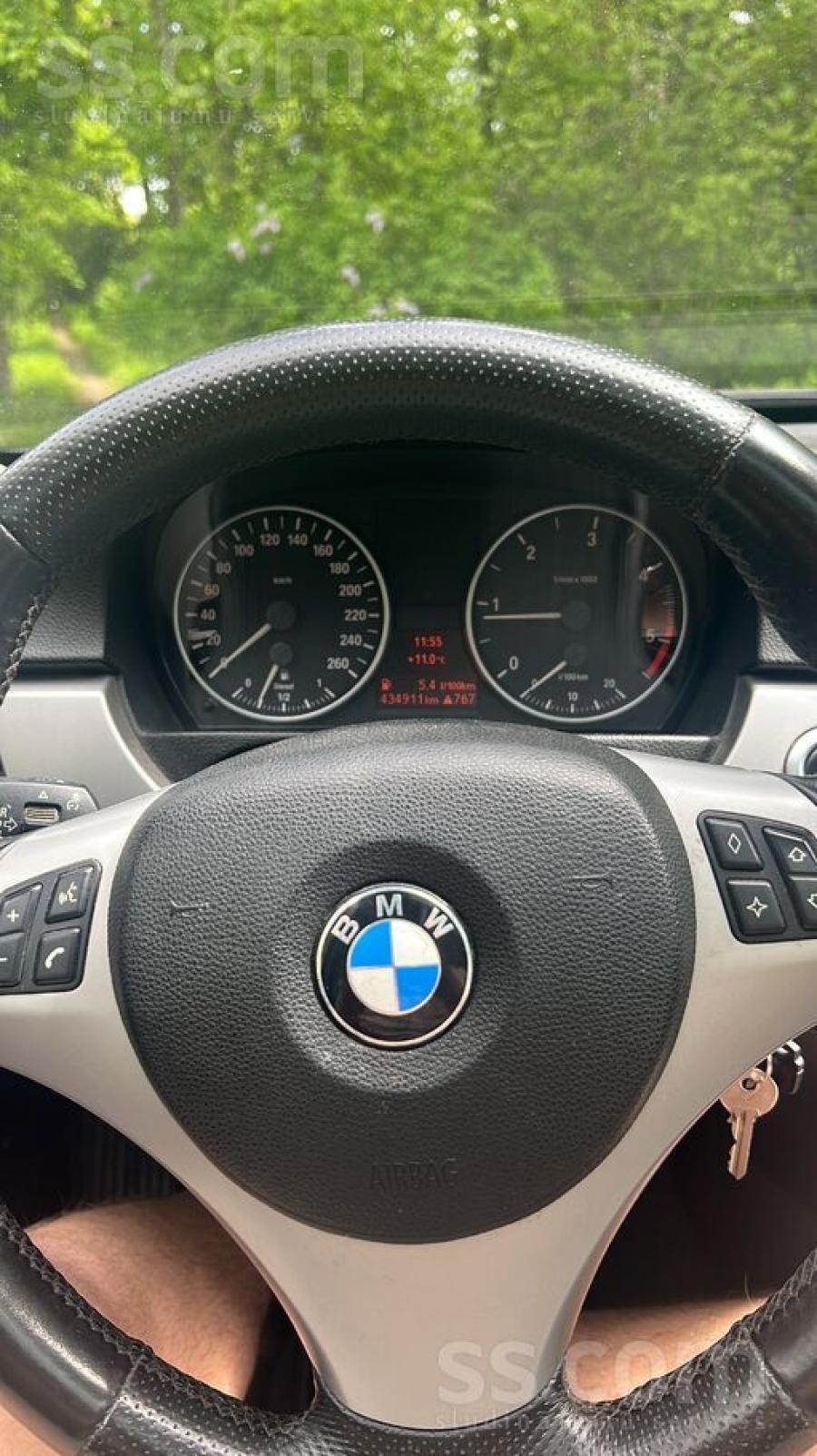 Grey BMW 320 2007 in Balvi, with an engine capacity of 2.00 L and mileage of 430 thousand km for 3800 €, photo 7 on AUTOMOTO.COM.LV