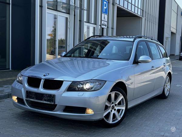 Grey BMW 320 2007 in Vilnius, with an engine capacity of 2.00 L and mileage of 361 thousand km for 3350 €, photo 1 on AUTOMOTO.COM.LV