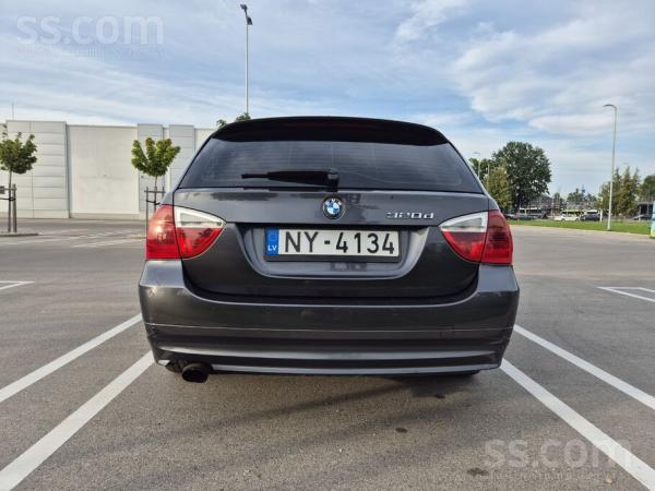 Grey BMW 320 2007 in Riga, with an engine capacity of 2.00 L and mileage of 270 thousand km for 4950 €, photo 4 on AUTOMOTO.COM.LV