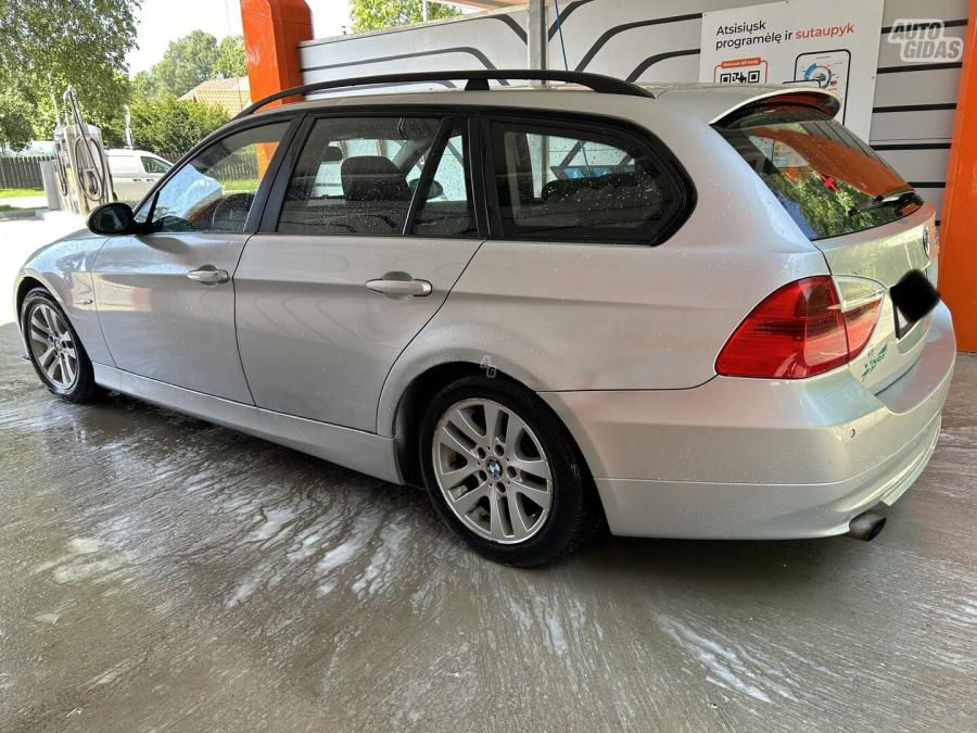 Grey BMW 320 2007 in Vilnius, with an engine capacity of 2.00 L and mileage of 214 thousand km for 1399 €, photo 7 on AUTOMOTO.COM.LV