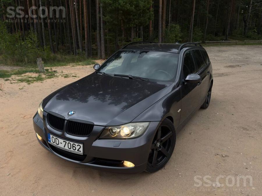 Grey BMW 320 2007 in Riga, with an engine capacity of 2.00 L and mileage of 433 thousand km for 3500 €, photo 1 on AUTOMOTO.COM.LV