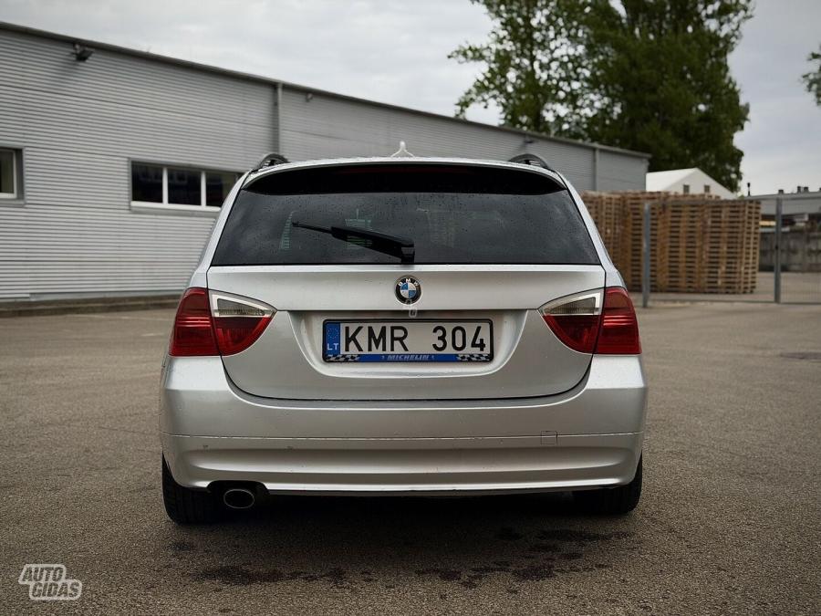 Pelēks BMW 320 2007 Šauļi, ar dzinēja tilpumu 2.00 L un nobraukumu 389 tūkst. km par 2999 €, foto 6 vietnē AUTOMOTO.COM.LV