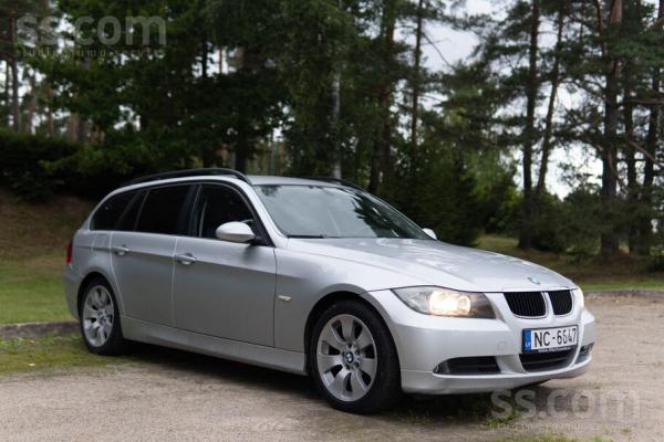 Grey BMW 320 2007 in Talsi, with an engine capacity of 2.00 L and mileage of 364 thousand km for 2990 €, photo 3 on AUTOMOTO.COM.LV
