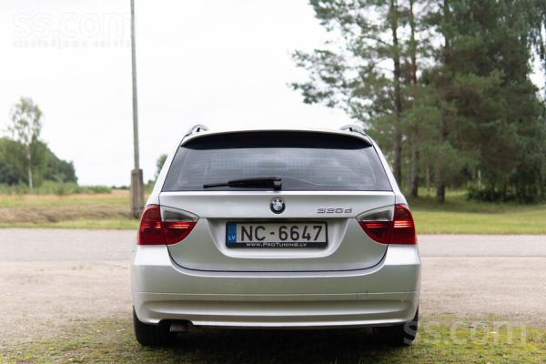 Grey BMW 320 2007 in Talsi, with an engine capacity of 2.00 L and mileage of 364 thousand km for 2990 €, photo 5 on AUTOMOTO.COM.LV