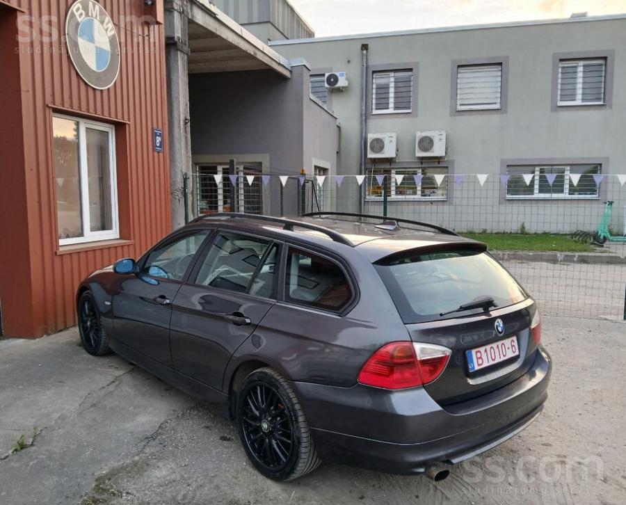 Grey BMW 320 2007 in Cesis, with an engine capacity of 2.00 L and mileage of 260 thousand km for 2950 €, photo 3 on AUTOMOTO.COM.LV