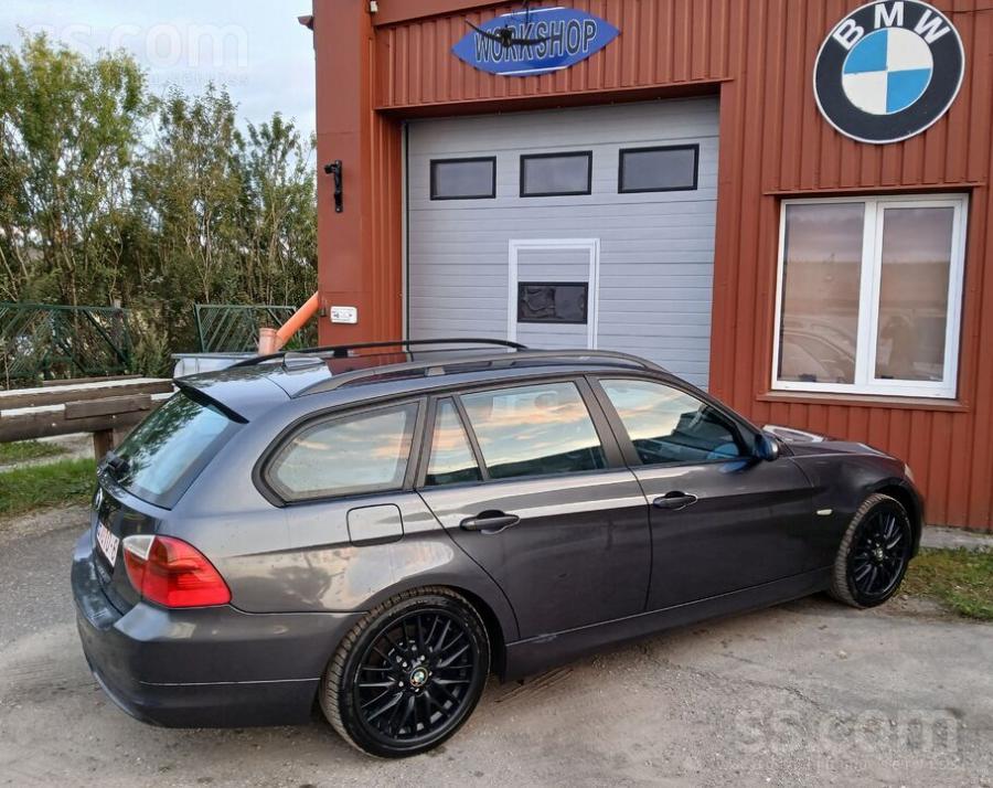 Grey BMW 320 2007 in Cesis, with an engine capacity of 2.00 L and mileage of 260 thousand km for 2950 €, photo 5 on AUTOMOTO.COM.LV