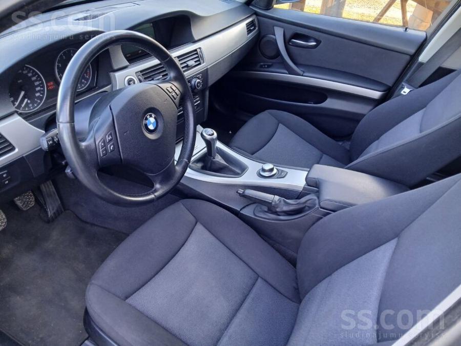 Grey BMW 320 2007 in Cesis, with an engine capacity of 2.00 L and mileage of 260 thousand km for 2950 €, photo 7 on AUTOMOTO.COM.LV