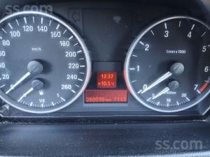 Grey BMW 320 2007 in Cesis, with an engine capacity of 2.00 L and mileage of 260 thousand km for 2950 €, photo 9 on AUTOMOTO.COM.LV