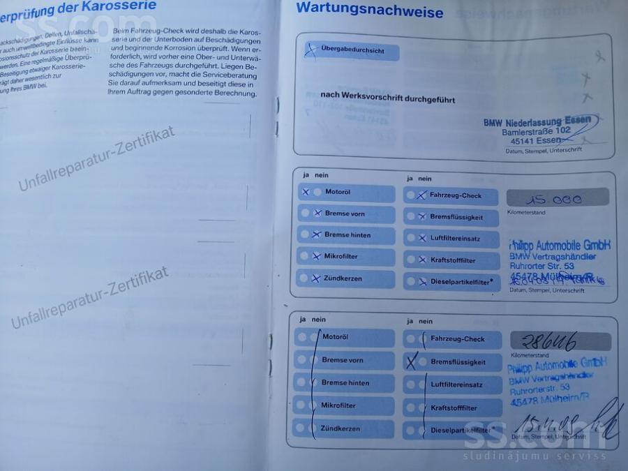 Grey BMW 320 2007 in Cesis, with an engine capacity of 2.00 L and mileage of 260 thousand km for 2950 €, photo 13 on AUTOMOTO.COM.LV