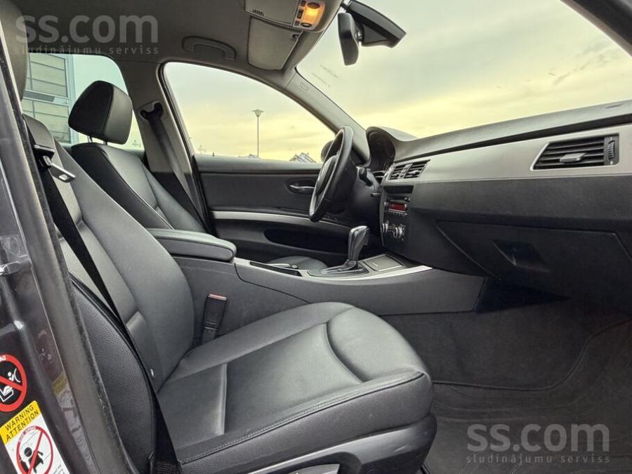 Grey BMW 320 2007 in Riga, with an engine capacity of 2.00 L and mileage of 279 thousand km for 3590 €, photo 7 on AUTOMOTO.COM.LV
