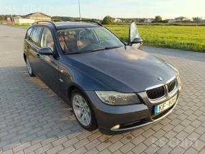 Grey BMW 320 2007 in Riga, with an engine capacity of 2.00 L and mileage of 306 thousand km for 2890 €, photo  on AUTOMOTO.COM.LV