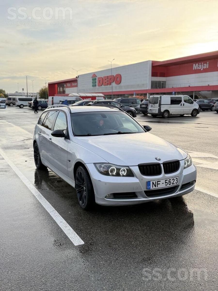 Grey BMW 320 2007 in Riga, with an engine capacity of 2.00 L and mileage of 475 thousand km for 3200 €, photo 1 on AUTOMOTO.COM.LV