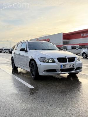 Grey BMW 320 2007 in Riga, with an engine capacity of 2.00 L and mileage of 475 thousand km for 2850 €, photo 1 on AUTOMOTO.COM.LV