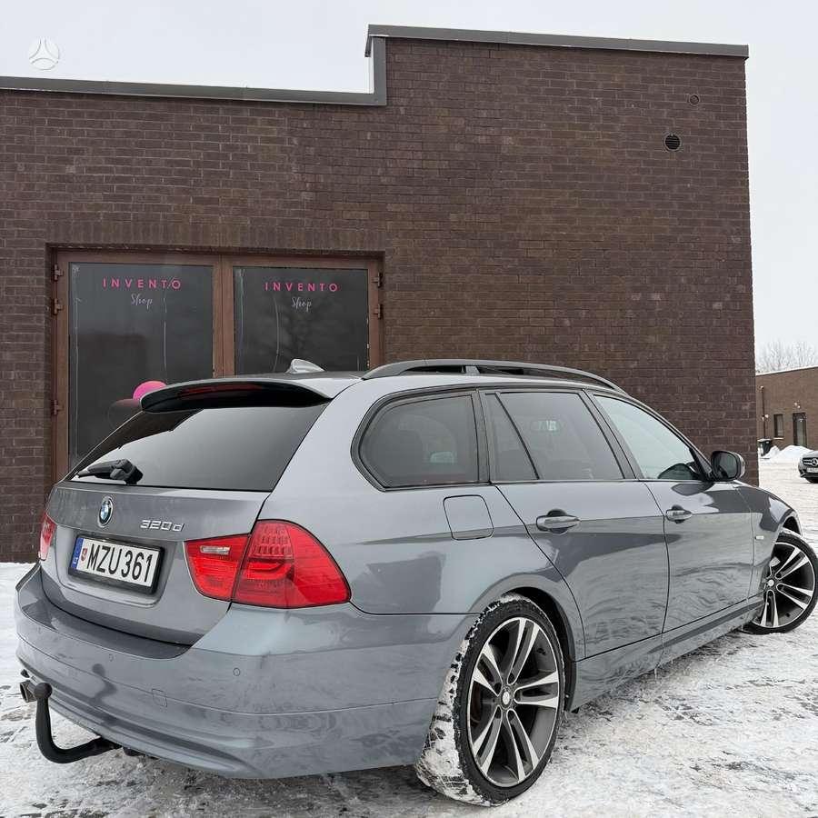 Grey BMW 320 2008 in Kaisiadorys, with an engine capacity of 1.99 L and mileage of 400 thousand km for 4250 €, photo 11 on AUTOMOTO.COM.LV