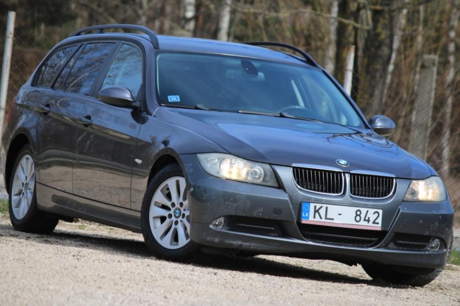 Grey BMW 320 2008 in Riga, with an engine capacity of 2.00 L and mileage of 409 thousand km for 3190 €, photo 3 on AUTOMOTO.COM.LV