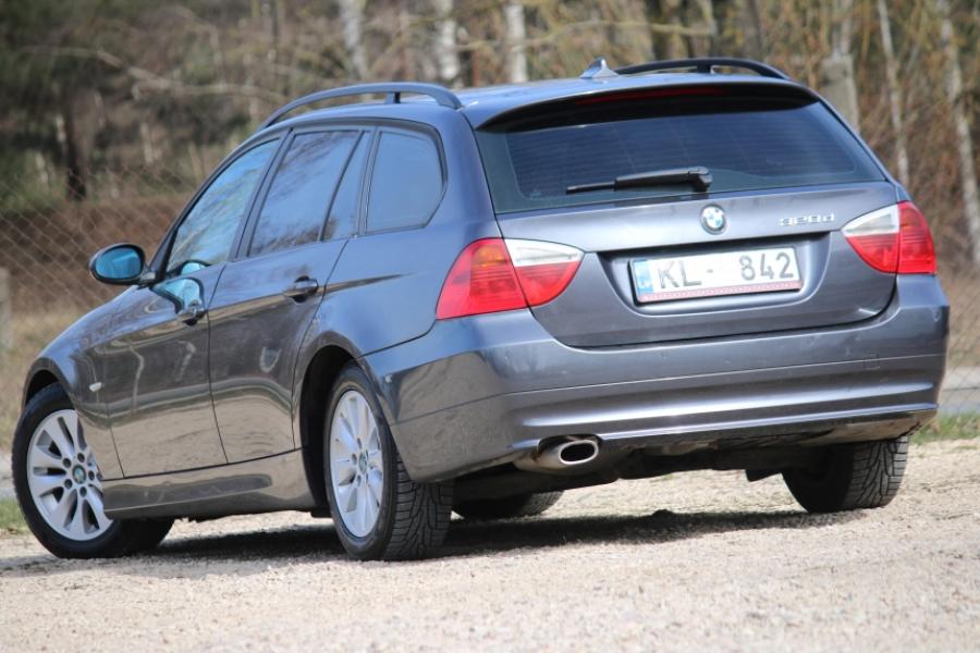 Grey BMW 320 2008 in Riga, with an engine capacity of 2.00 L and mileage of 409 thousand km for 3190 €, photo 6 on AUTOMOTO.COM.LV