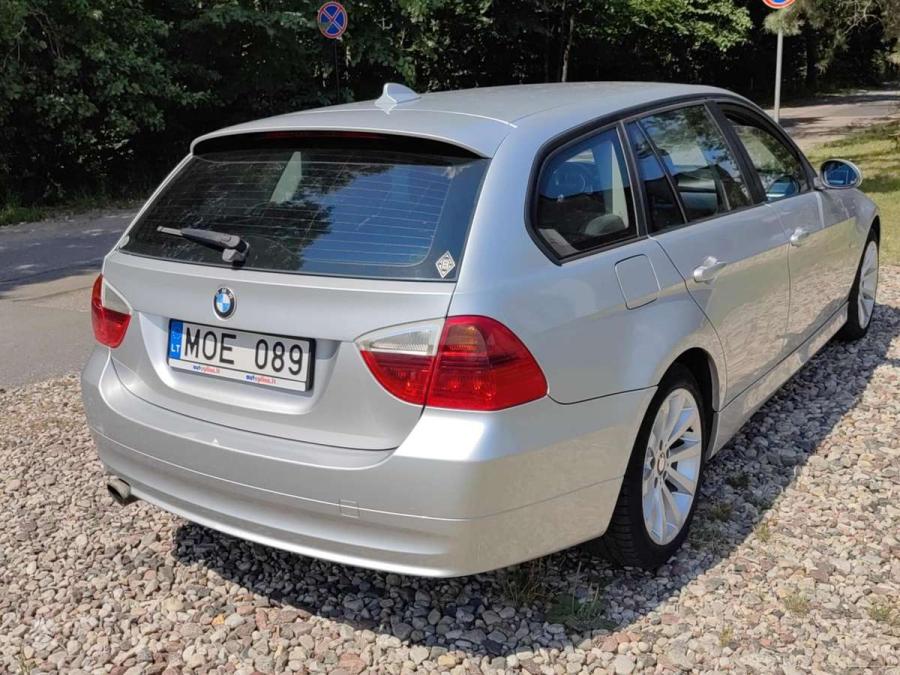 Grey BMW 320 2008 in Vilnius, with an engine capacity of 2.00 L and mileage of 390 thousand km for 2850 €, photo 9 on AUTOMOTO.COM.LV