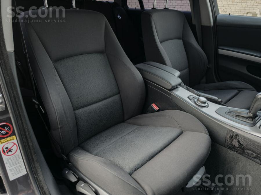 Grey BMW 320 2008 in Liepaja, with an engine capacity of 2.00 L and mileage of 340 thousand km for 4200 €, photo 17 on AUTOMOTO.COM.LV