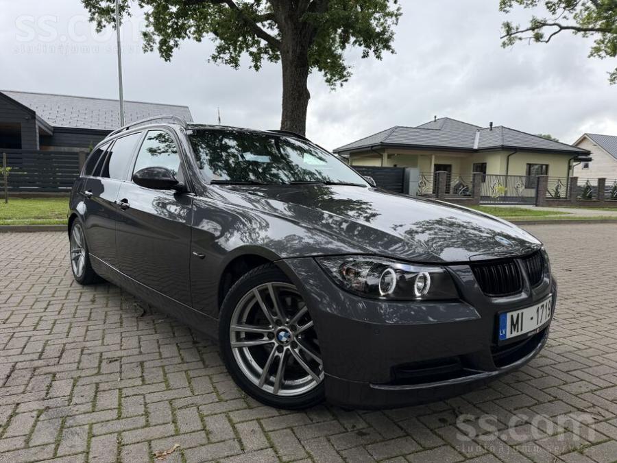 Grey BMW 320 2008 in Valmiera, with an engine capacity of 2.00 L and mileage of 283 thousand km for 3870 €, photo 5 on AUTOMOTO.COM.LV