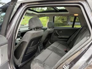 Grey BMW 320 2008 in Valmiera, with an engine capacity of 2.00 L and mileage of 283 thousand km for 3870 €, photo 16 on AUTOMOTO.COM.LV