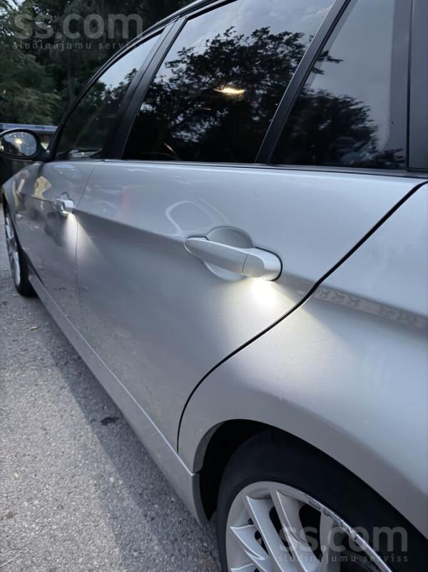 Grey BMW 320 2008 in Riga, with an engine capacity of 2.00 L and mileage of 386 thousand km for 4200 €, photo 8 on AUTOMOTO.COM.LV