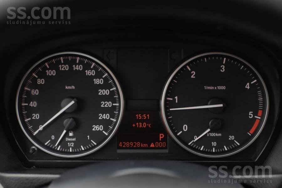 Grey BMW 320 2009 in Riga, with an engine capacity of 2.00 L and mileage of 429 thousand km for 5490 €, photo 19 on AUTOMOTO.COM.LV