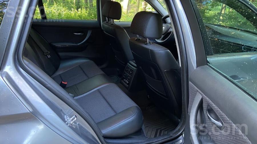 Grey BMW 320 2009 in Riga, with an engine capacity of 2.00 L and mileage of 416 thousand km for 3150 €, photo 16 on AUTOMOTO.COM.LV