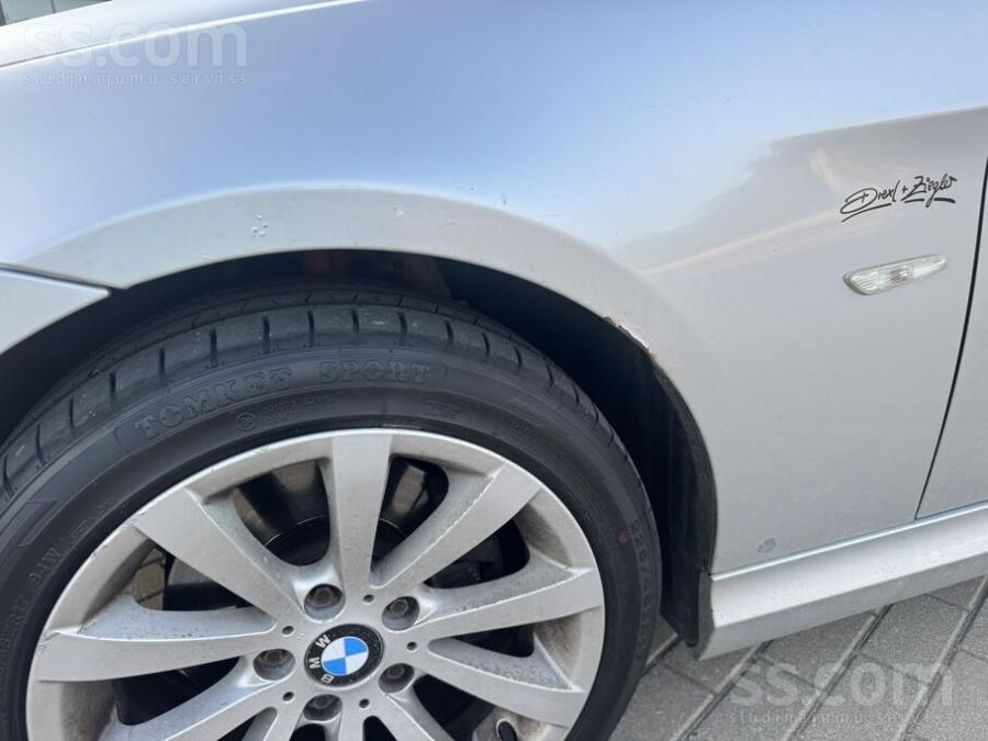 Grey BMW 320 2009 in Riga, with an engine capacity of 2.00 L and mileage of 342 thousand km for 3850 €, photo 17 on AUTOMOTO.COM.LV