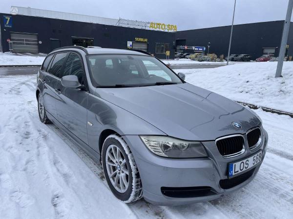 Grey BMW 320 2010 in Vilnius, with an engine capacity of 2.00 L and mileage of 401 thousand km for 2600 €, photo 6 on AUTOMOTO.COM.LV