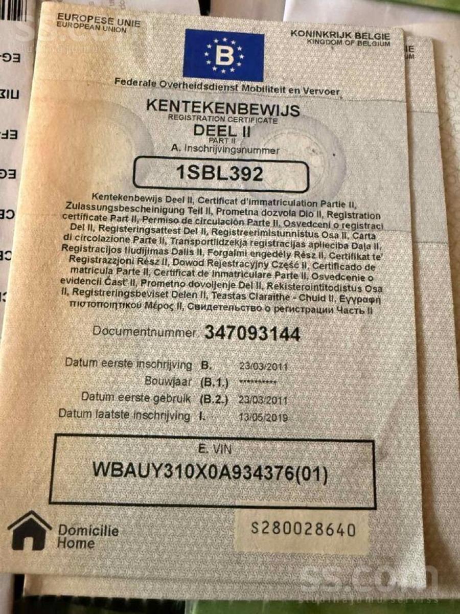 Серый БМВ 320 2011 в Лудза, объемом двигателя 2.00 л и пробегом 256 тыс. км за 5590 €, фото 23 на AUTOMOTO.COM.LV