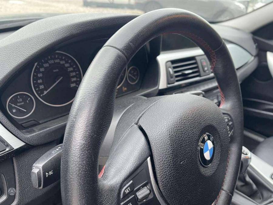 Grey BMW 320 2012 in Kaunas, with an engine capacity of 1.98 L and mileage of 260 thousand km for 6350 €, photo 17 on AUTOMOTO.COM.LV