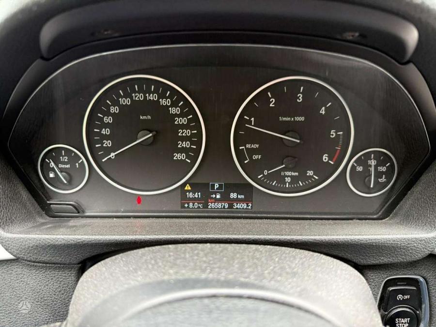Grey BMW 320 2012 in Kaunas, with an engine capacity of 2.00 L and mileage of 265 thousand km for 5150 €, photo 12 on AUTOMOTO.COM.LV