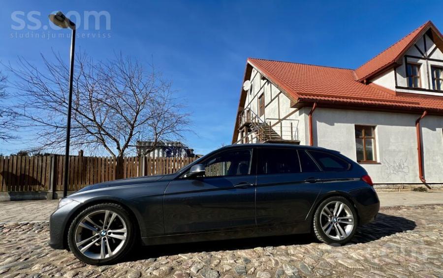 Grey BMW 320 2013 in Jelgava, with an engine capacity of 2.00 L and mileage of 240 thousand km for 17000 €, photo 2 on AUTOMOTO.COM.LV
